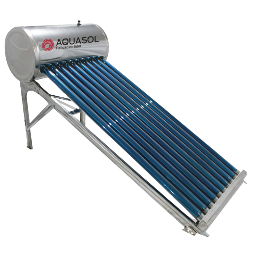AQUASOL Calentador Solar Clásico 12 Tubos – ResidencialTech